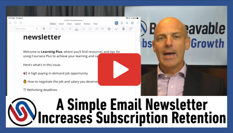 Your Member Newsletter Template - Membership and Subscription Growth